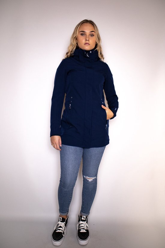 Luhta Iloniemi softshell winter jas dames marine | bol.com