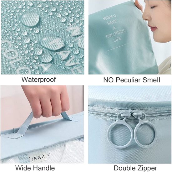 Packing Cubes Set Kleding Organizer Voor Reis Koffer Opbergzakken Voor ...
