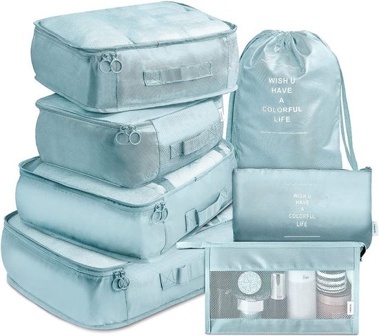 Packing Cubes Set Kleding Organizer Voor Reis Koffer Opbergzakken Voor ...