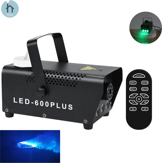 Rookmachine - Rookmachines RGB Licht - Rookmachine Halloween 600W ...