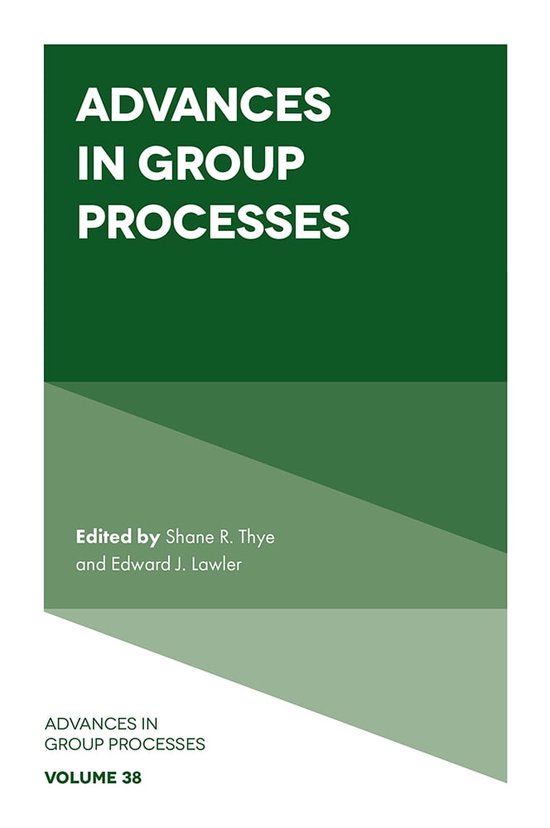 Advances in Group Processes 38 - Advances in Group Processes (ebook ...