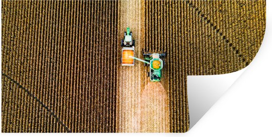 Muurstickers - Sticker Folie - Trekker - Tractor - Akker - Land ...