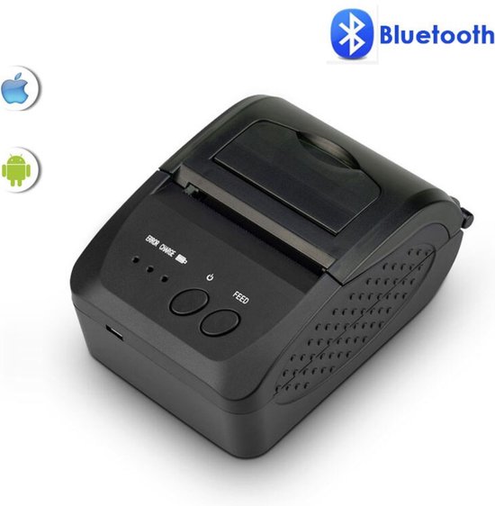 Currero Bonprinter - Bluetoothprinter - Kassabonprinter - Zwart | bol