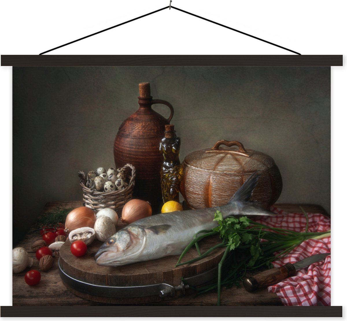 Porte-affiche avec affiche - Affiche scolaire - Rustique - Poisson ...