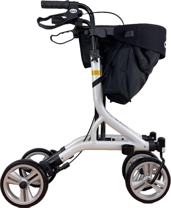 Rollator Nitro SL - Ultra lichtgewicht - Opvouwbaar - Semi-soft banden ...