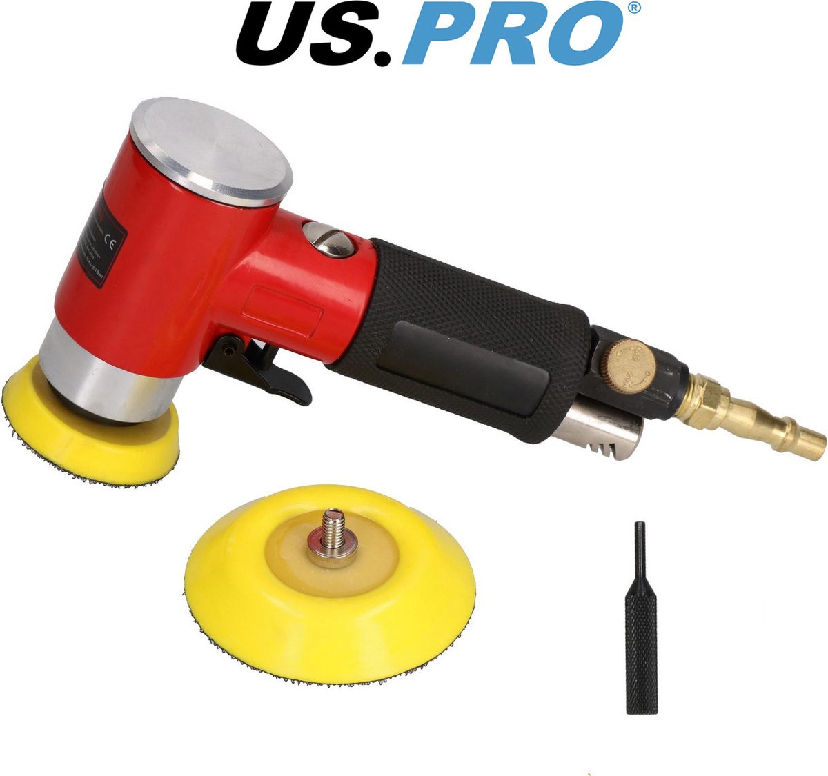 Mini Dual Action polijstmachine / schuurmachine pneumatisch 75 mm | bol.com