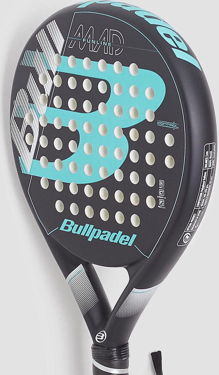 Bullpadel Pala Madw.20 Padel Racket - Zwart/Blauw | bol.com