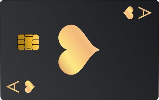 DODO Covers | pimp je card/betaalpas - card/betaalpas sticker - Gouden Harten Aas -... | bol.com
