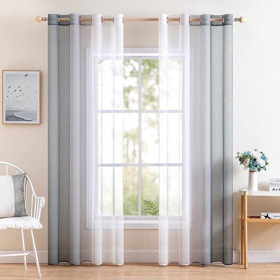 Premium Vitrage – Woonkamer Raam Accessiores – Curtains – Voile | bol