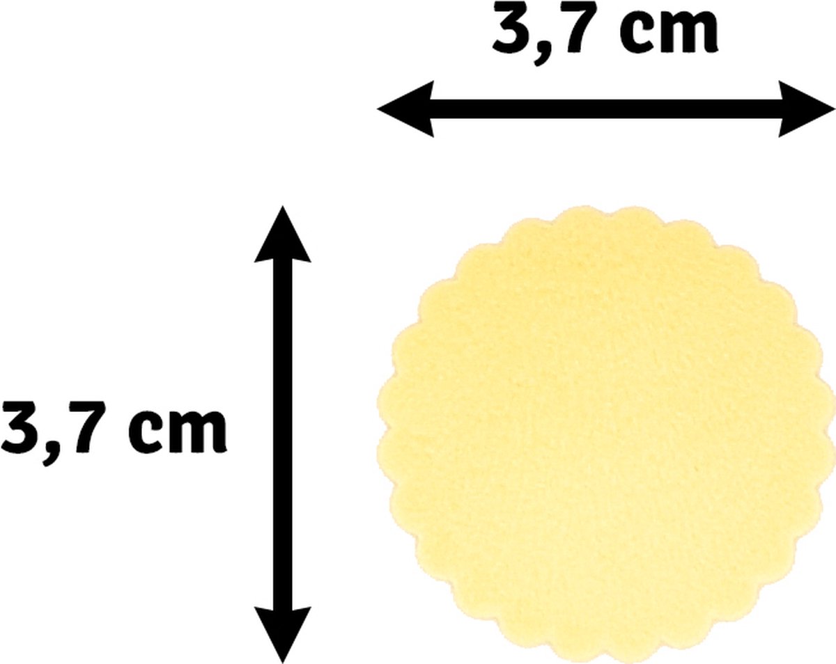 Vaessen Creative Pons - Cirkel met Sierrand - Formaat L | bol.com