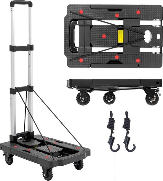 Opvouwbare Platformkar - Transportkar - Max. 150kg - Geschikt voor ...