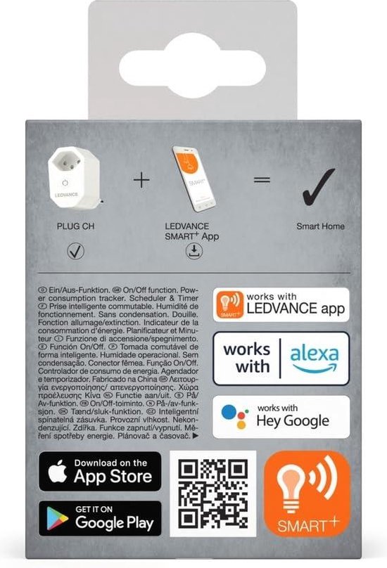 Intelligent WiFi-stopcontact met elektriciteitsmeter voor SMART Home ...