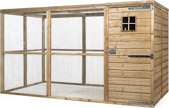 Wood Selections Volière Jesse - Vogelkooi - vogelhuis voor buiten ...