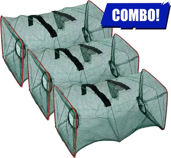 KreeftenFuiken Actie! 3 stuks - Fuik - Kreeftenfuik Rivierkreeften ...