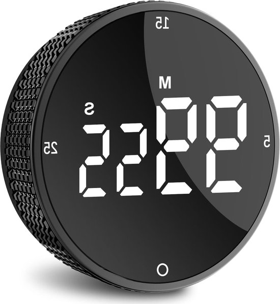 Digitale keukentimer met led-display - handig voor koken en sporten - 1 stuk | bol