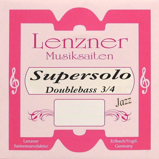 Lenzner 1323 A-3 string for double bass, gut, steel wound | bol