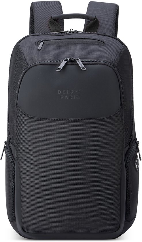 Delsey Parvis Plus Laptop Backpack - 2 Compartments - 15,6 inch - Black ...