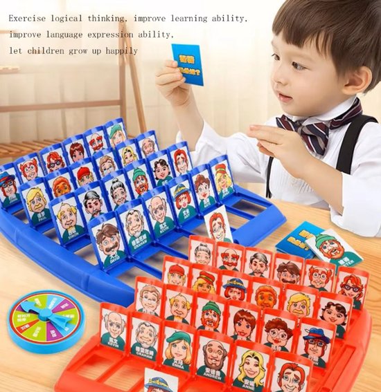 Hoofdspel “Wie is het” Bordspel “Wie ben ik” Reisspel Boardgame en gezelschapsspel... | bol
