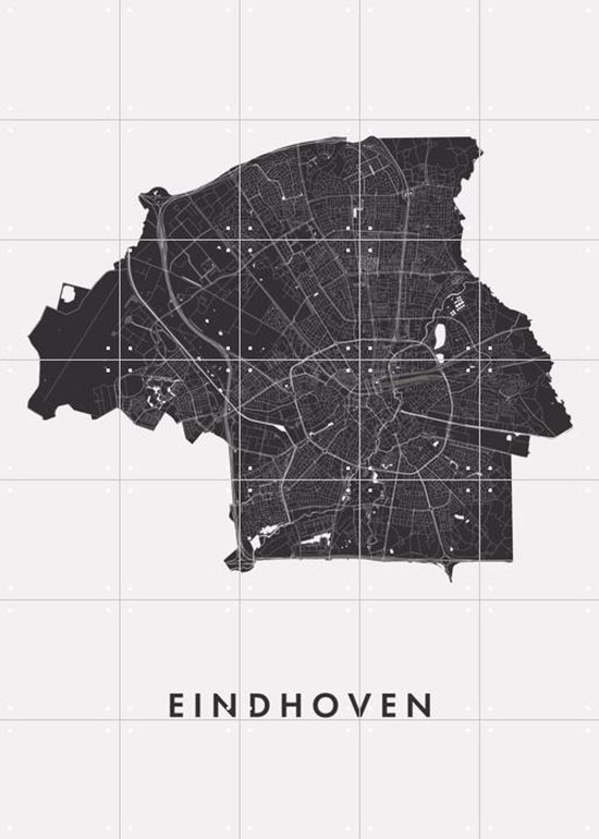 IXXI Eindhoven City Map, Kunst in Kaart - 100 x 140 cm - Gratis ...