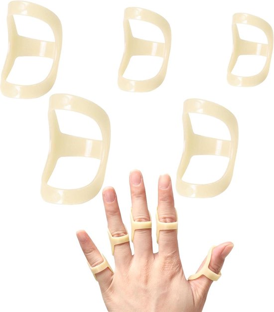 Ovale Vinger Spalk Vinger Guard voor Artritis - Hamer Vinger ...