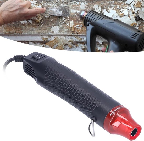 Handheld heteluchtpistool 300 W - snel opwarmen, draagbaar, voor doe-het-zelf - reliëf... | bol