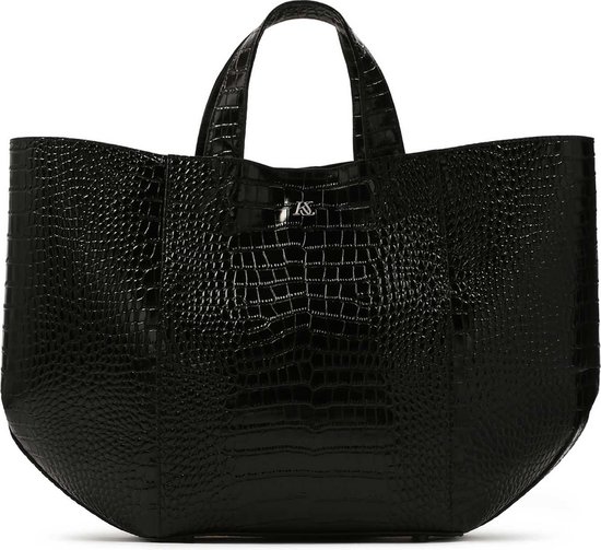 Large leather tote bag | bol