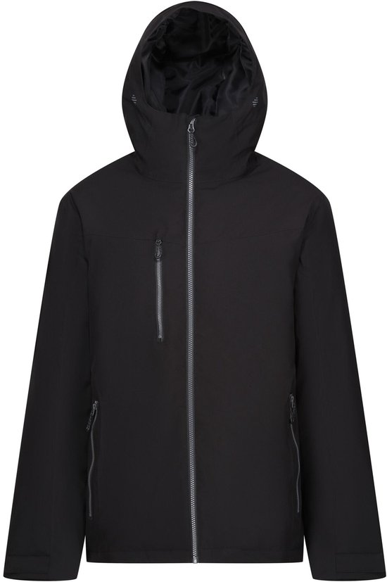 Regatta Navigate Waterproof Insulated Jacket RG253 - BLACK/SEAL GREY ...