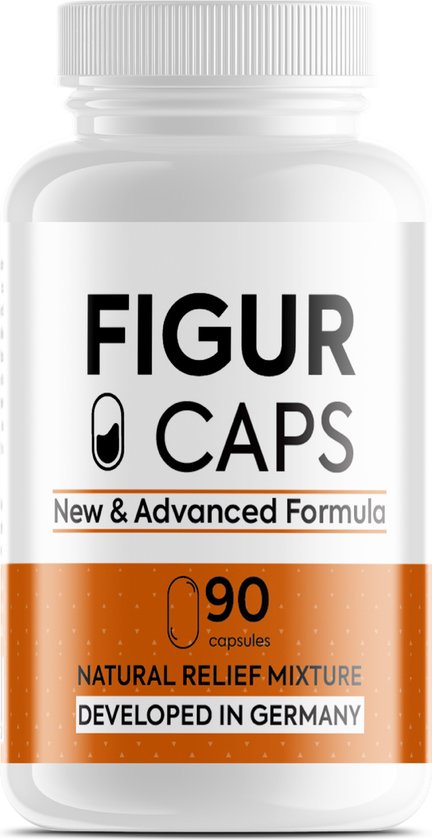 Figur Caps - Natuurlijke Formule Met Raspberry & Garcinia - Maxi Pack - 90 capsules | bol