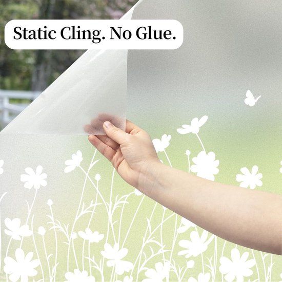 Privacy Folie Raam - Statisch Raamfolie Anti Inkijk - 44 x 100 cm ...