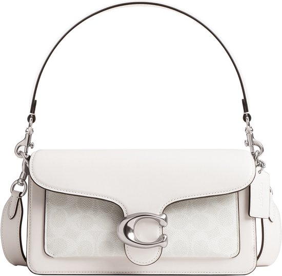 Coach Kleine Crossbodytas / Schoudertas Dames - Leer - Tabby 26 - Wit | bol