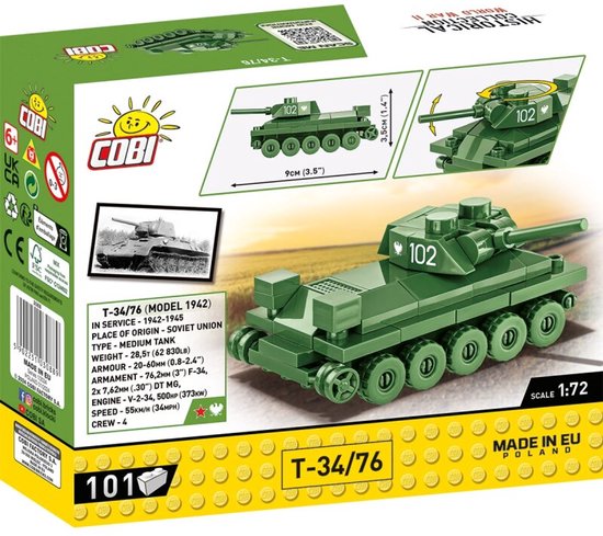 COBI T-34/76 - COBI-3088 | bol