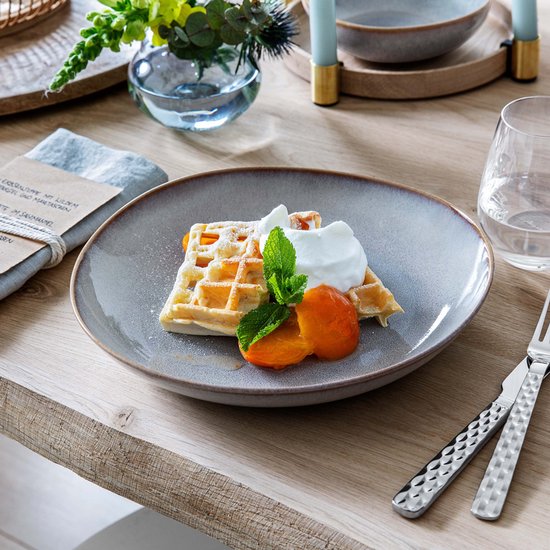 Villeroy & Boch Schaal Lave 28 x 27 cm - Beige | bol