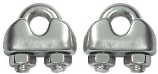 Staalkabel U-klemmen RVS | bol