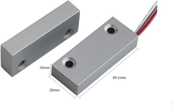 Raampoort Contact Sensor Alarm Metalen Deurvenster Magnetische Rieten ...
