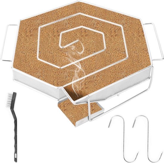 Koude rookgenerator premium roestvrij staal - voor rookoven - Hexagon ...