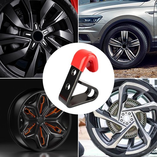 Garage Wheel Rim Wall Holder - Decorative Display Hook for Car Hubs ...