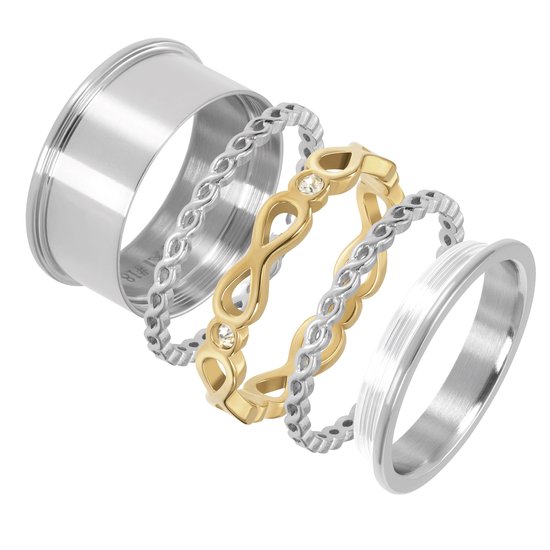 iXXXi Jewelry-Infinite Blend-Bi Color Goud-Dames Ring | bol