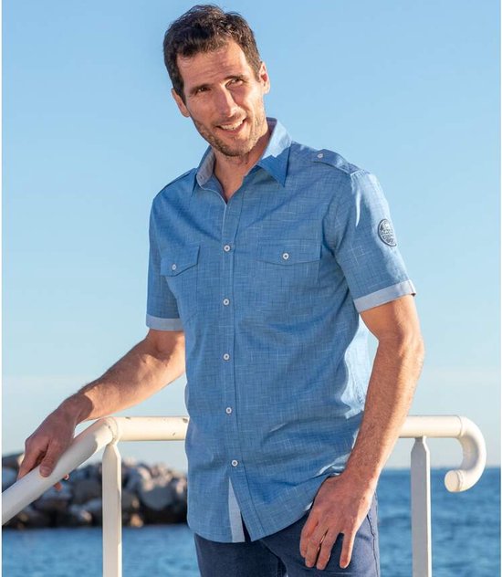 Atlas for Men - Overhemd Ocean - Heren - Verkrijgbaar in grote maten ...