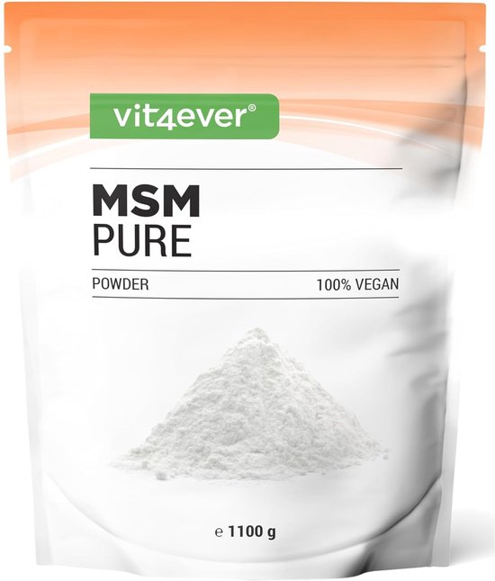 MSM-poeder 1,1 kg (1100 g), 99,9% zuiver kristallijn ...