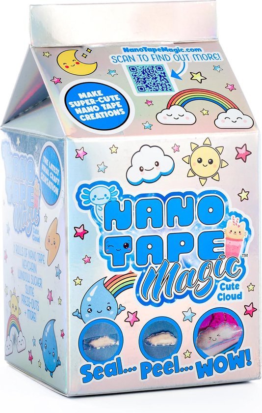 Nano Tape Magic - Mini Cute Cloud - Maak 3 nano tape knutselontwerpen ...