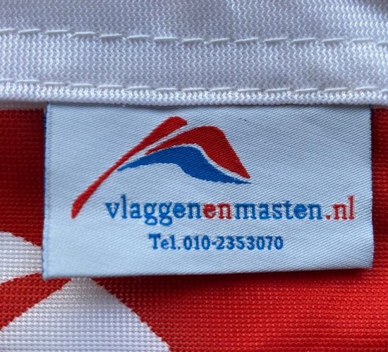 Vlag Gemeente Amsterdam, afm. 150x225 cm, polyester. | bol