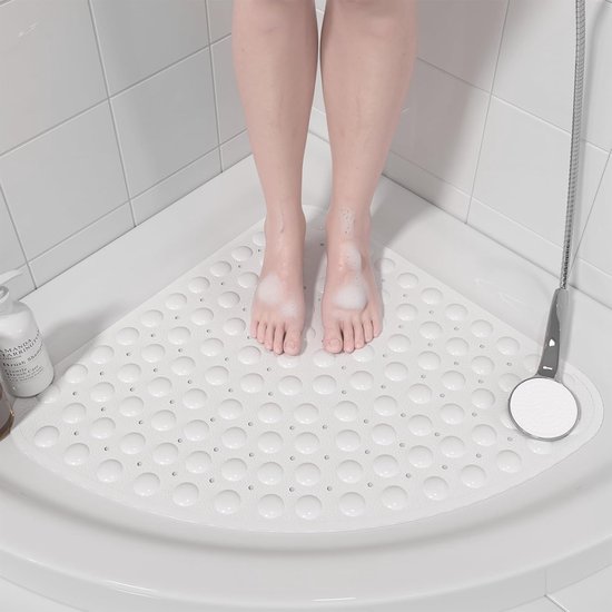 Goodivery ® Douchemat antislip kwartcirkel badmat hoekdouche ...