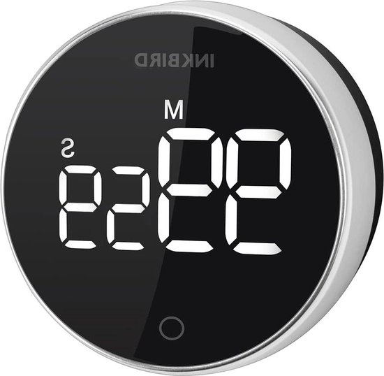 Keukentimer - Magnetische Kookwekker - USB Oplaadbaar - 1 stuk - Zwart ...