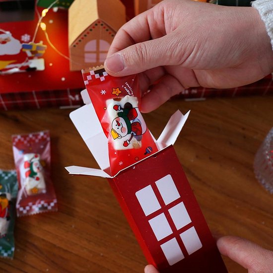 Papieren Kerst Doos met Verlichting Wrap - Grote Kerstdecoratie met ...