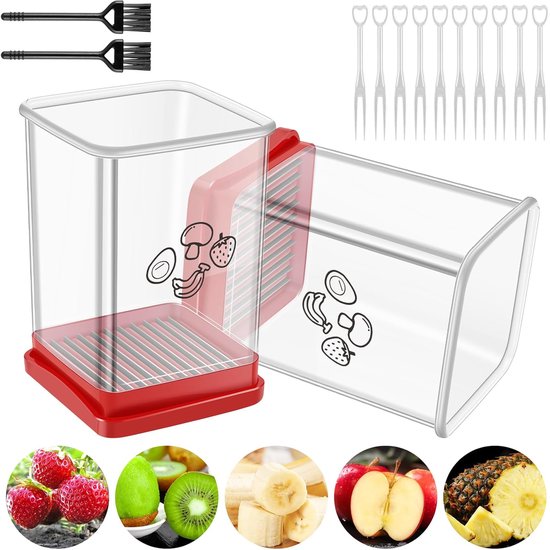 Cup Slicer Fruit Cutter Set voor Efficiënt Snijden van Groenten en ...