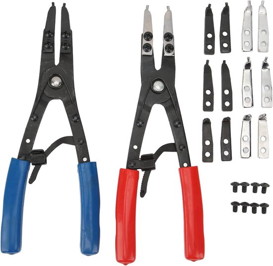 Onderhoud Gereedschap - 2 stks Zware Interne Externe Snap Ring Tang ...