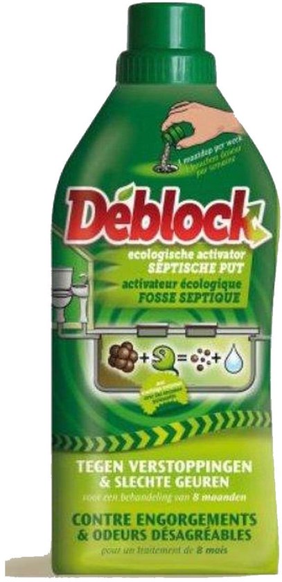Deblock activator 900 gr - tegen verstoppingen en onaangename geurtjes ...
