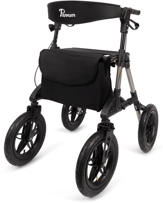 Rollator Rebel - Outdoor rollator met grote luchtbanden - Rollator ...