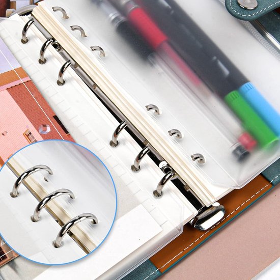 Plastic Binder Mappen - A5 Formaat - Set van 10 - Met Rits - Afneembare ...