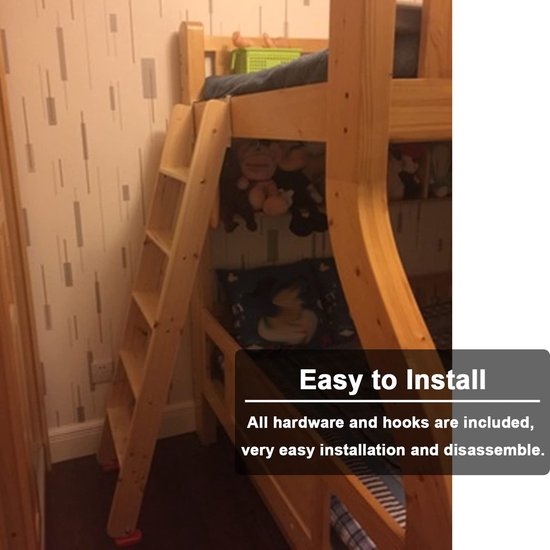 stapelbed ladder Stapelbedladder met Rubberen Voetzolen, Huishoudelijke ...